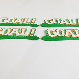 Sports Goal Phrase Papercraft Embellishments Sporty Scrapbooking ...