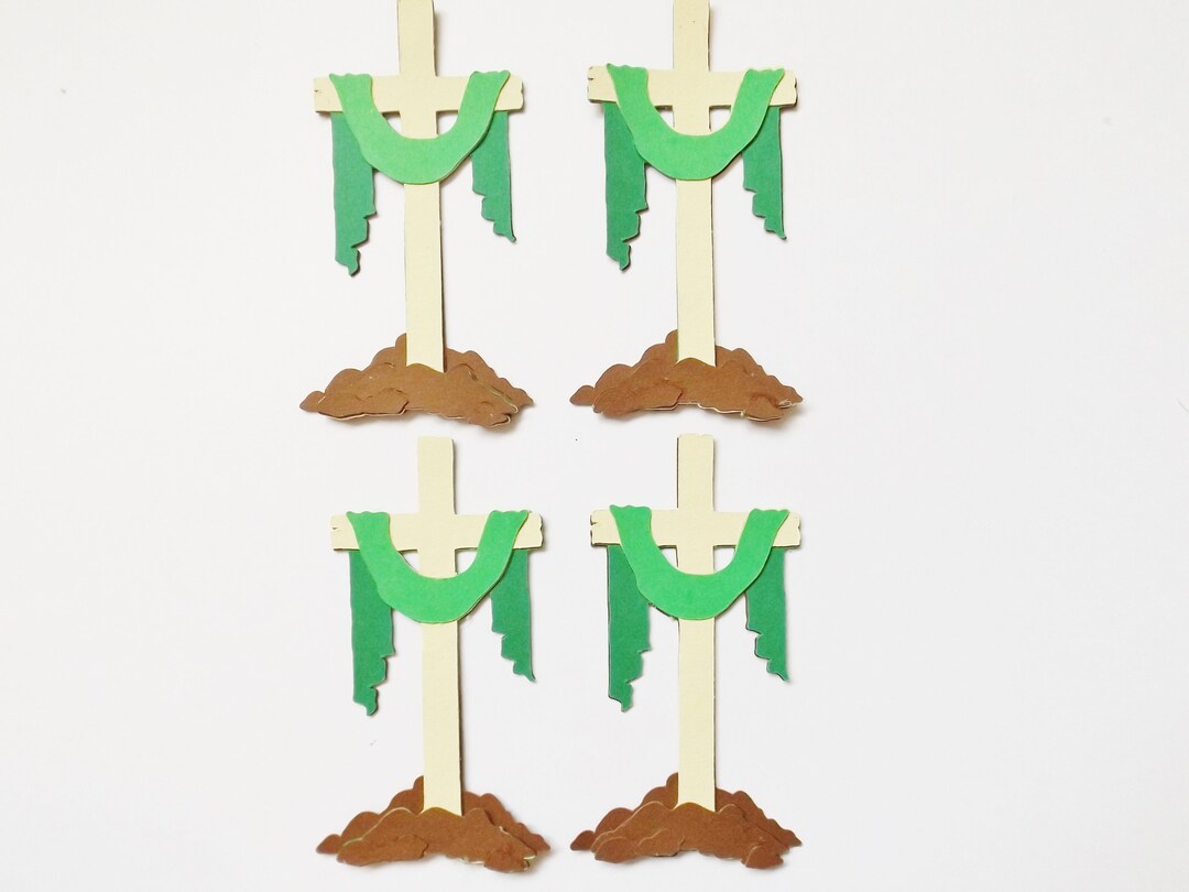 Cross Crucifix Papercraft Embellishments Christian Religious Faith Card ...