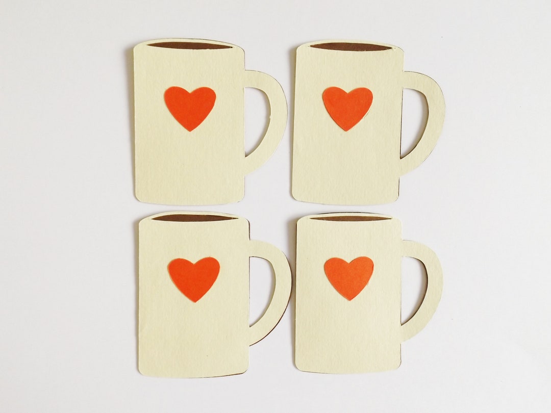 Coffee Tea Papercraft Embellishments Mugs Cups Drinks Scrapbooking ...