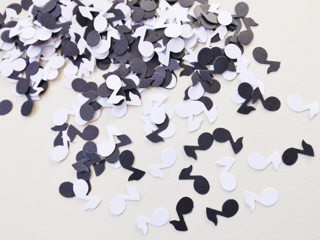 Music Notes Papercraft Embellishments Musical Confetti Decorations ...