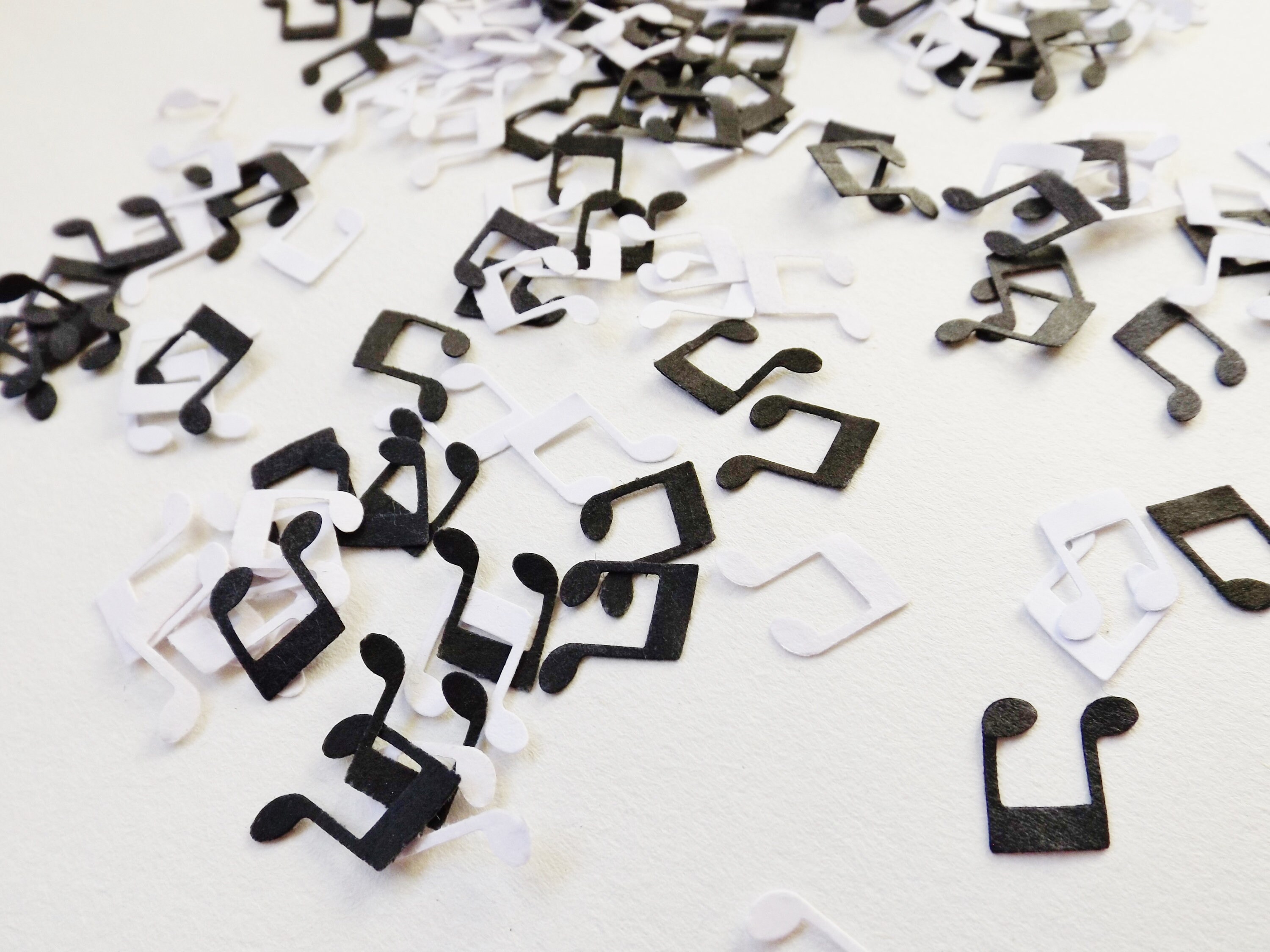 Music Notes Papercraft Embellishments Musical Confetti - Etsy