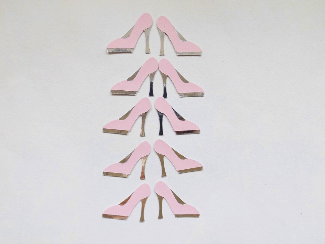 Girls Pink Shoes Papercraft Embellishments Clothing Fashion ...