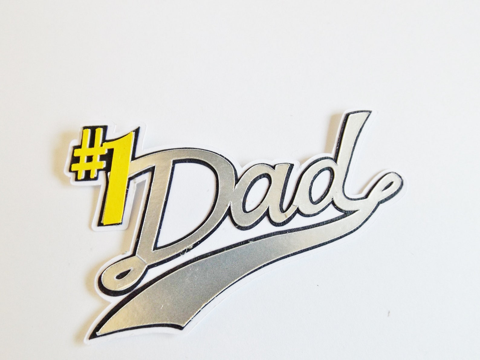 Number 1 Dad Sentiments Papercraft Embellishments Dads - Etsy UK