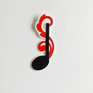 Musical Notes Papercraft Embellishments Flourish Music Scrapbooking ...