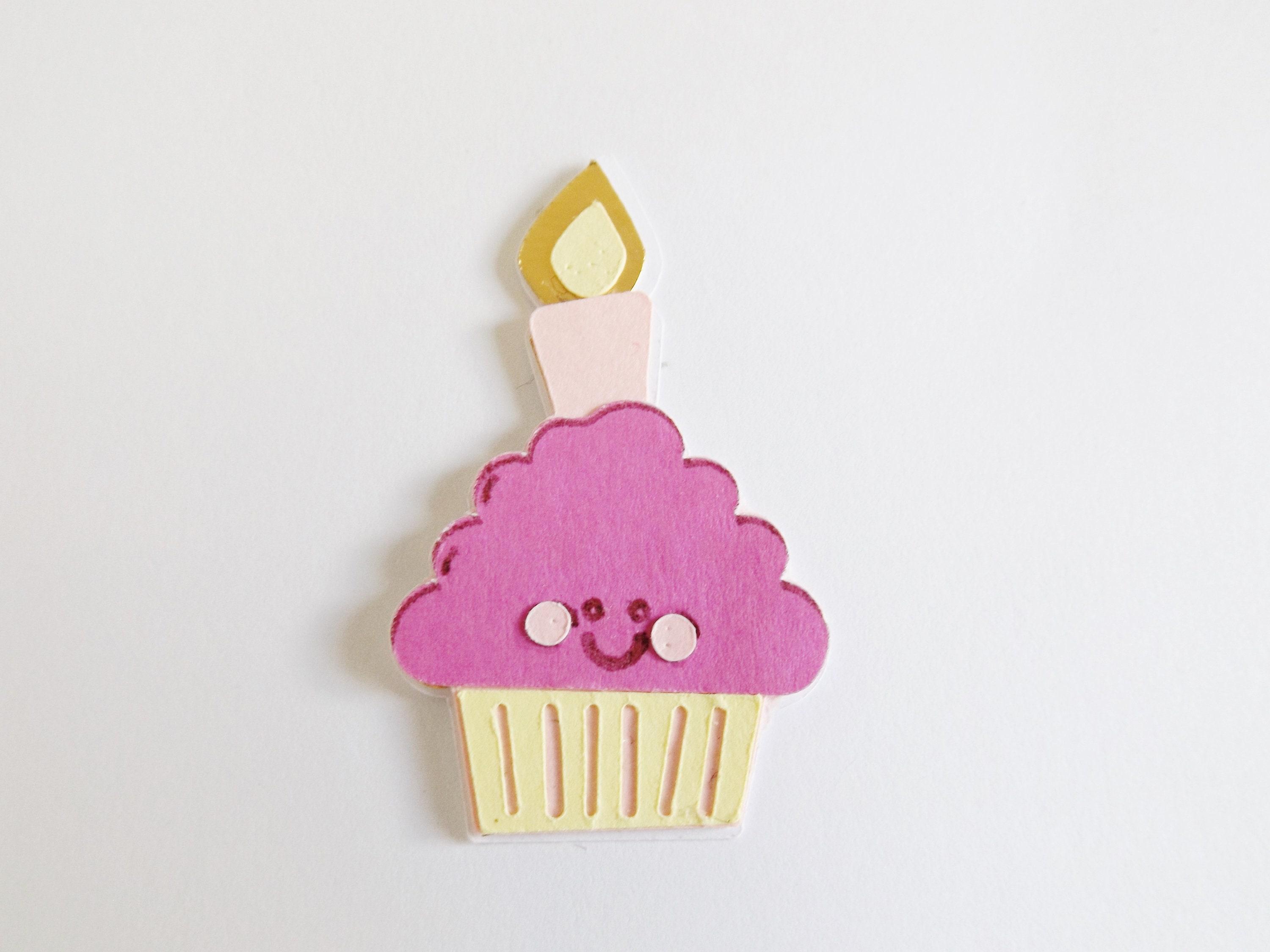 Birthday Cakes Papercraft Embellishments Handmade Cupcakes Celebrations ...