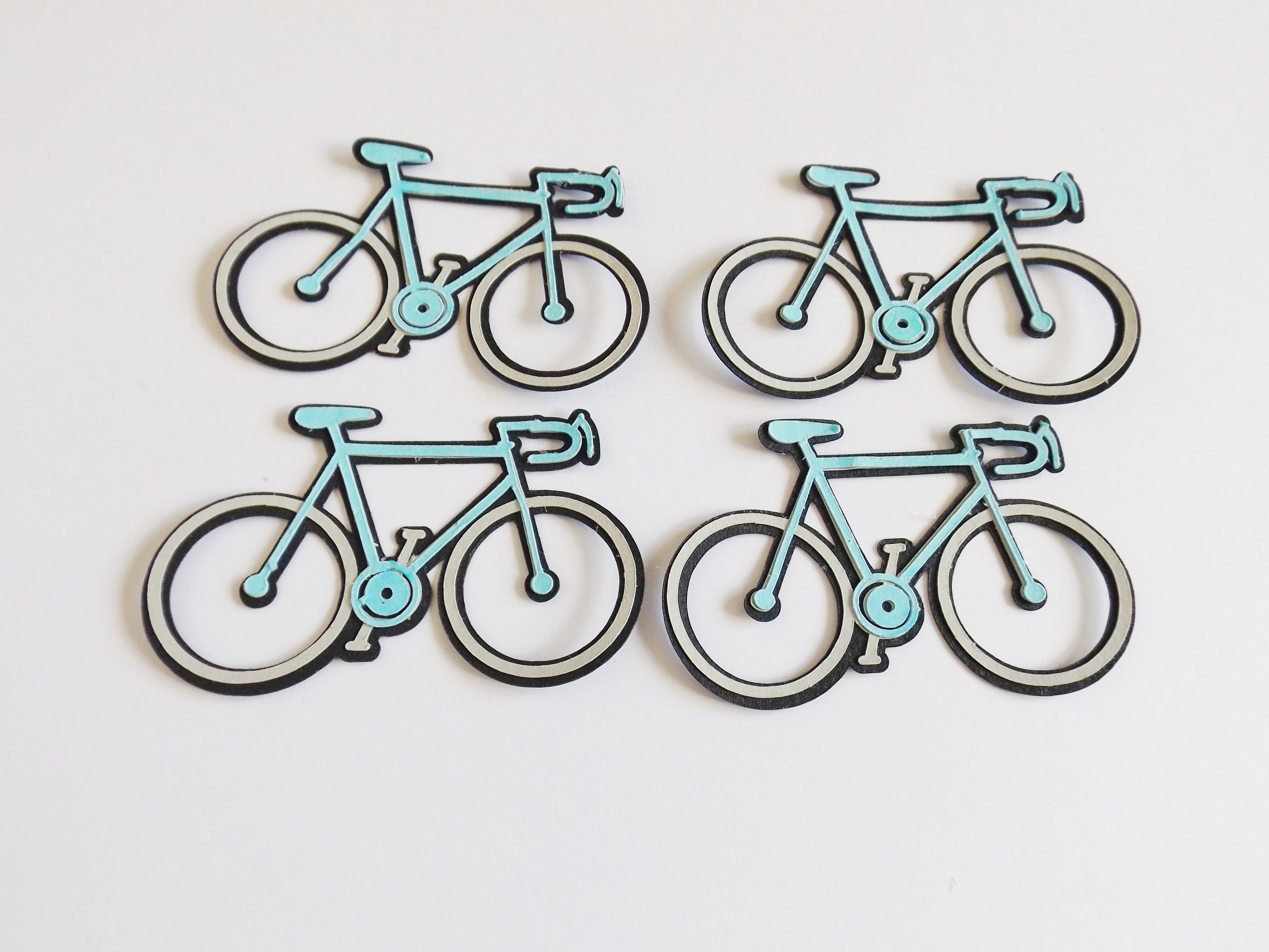 Bicycles Papercraft Embellishments Cycling Scrapbooking Ephemera Bikes ...