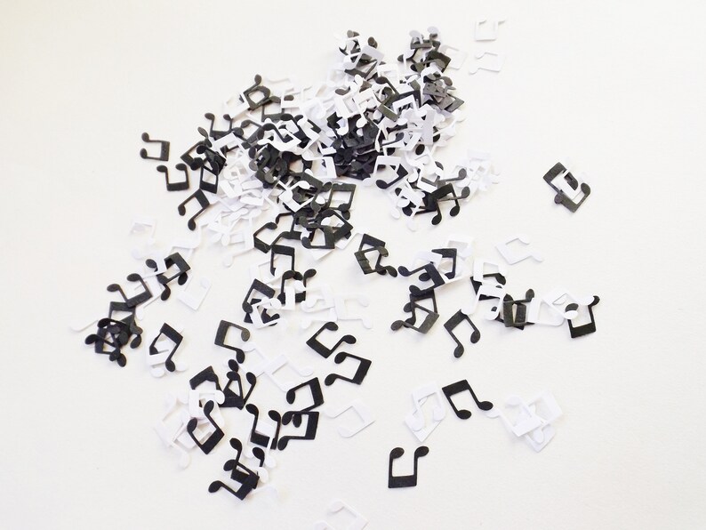 Music Notes Papercraft Embellishments Musical Confetti - Etsy