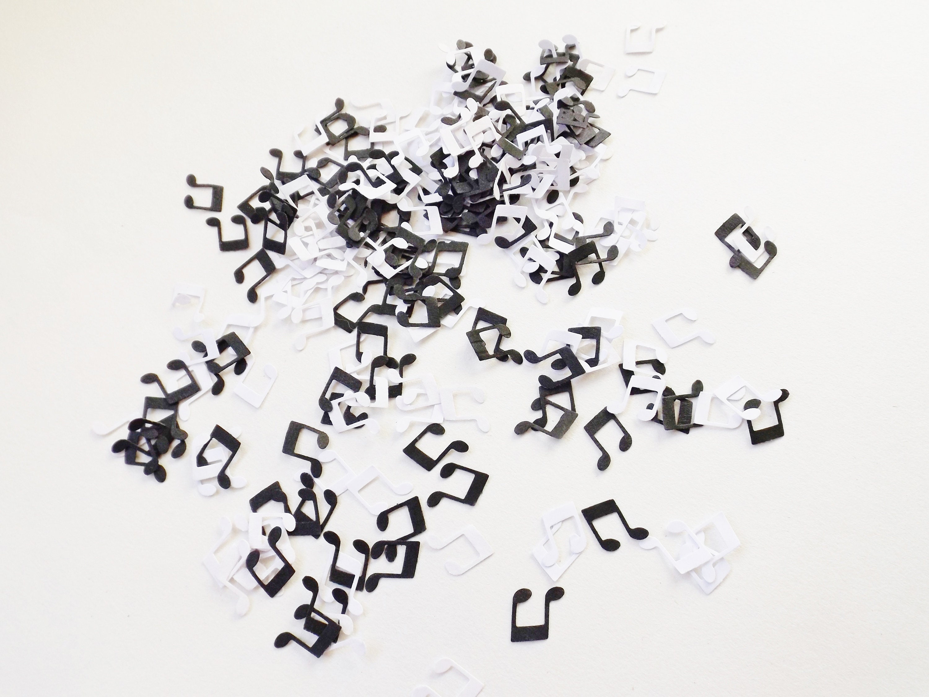 Music Notes Papercraft Embellishments Musical Confetti - Etsy
