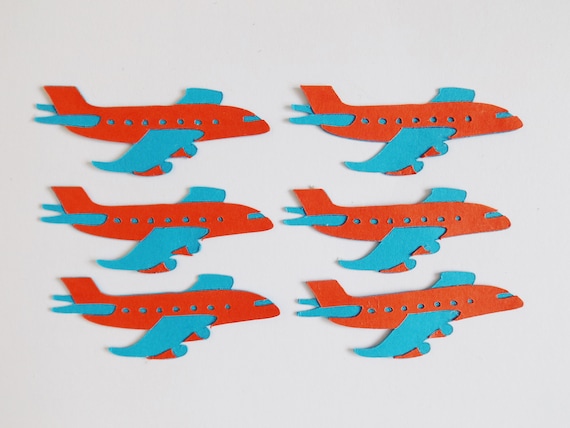 Aeroplanes Jumbo Jets Papercraft Embellishments Travel | Etsy