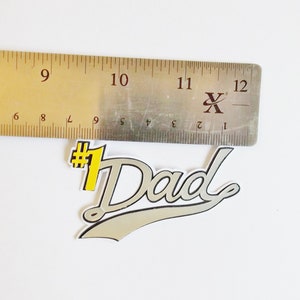 Number 1 Dad Sentiments Papercraft Embellishments Dads Scrapbooking ...