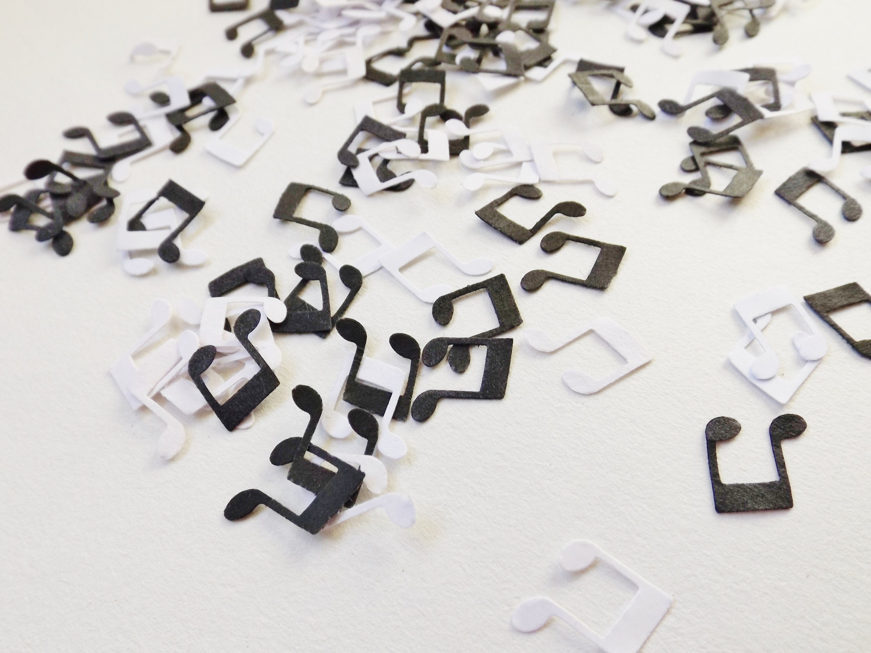 Music Notes Papercraft Embellishments Musical Confetti - Etsy