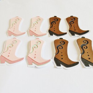 Cowboy Boots Papercraft Embellishments Clothing Fashion Scrapbooking ...