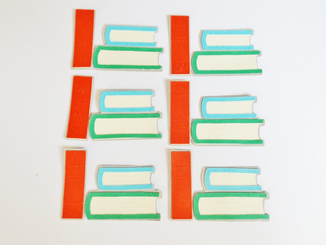 Reading Books Papercraft Embellishments Library Scrapbooking Ephemera ...