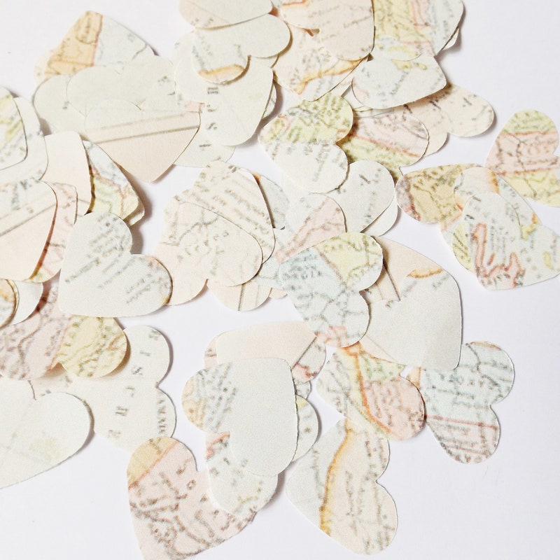 Map Confetti - Etsy