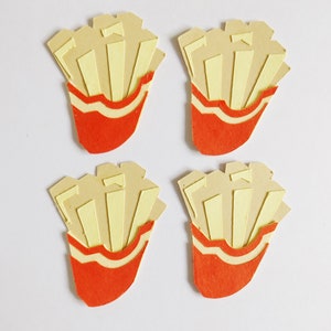 Fast Food Papercraft Embellishments Food Drinks Scrapbooking Ephemera ...