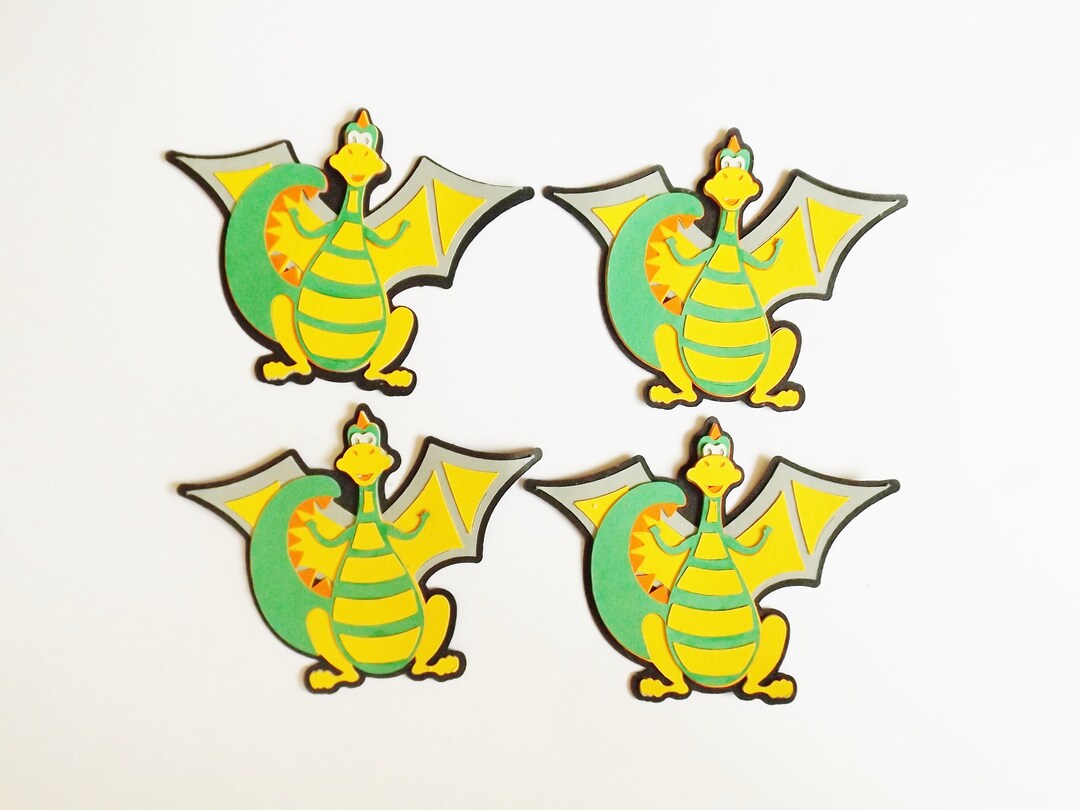 Dragons Papercraft Embellishments Mythical Fantasy Scrapbook Ephemera ...
