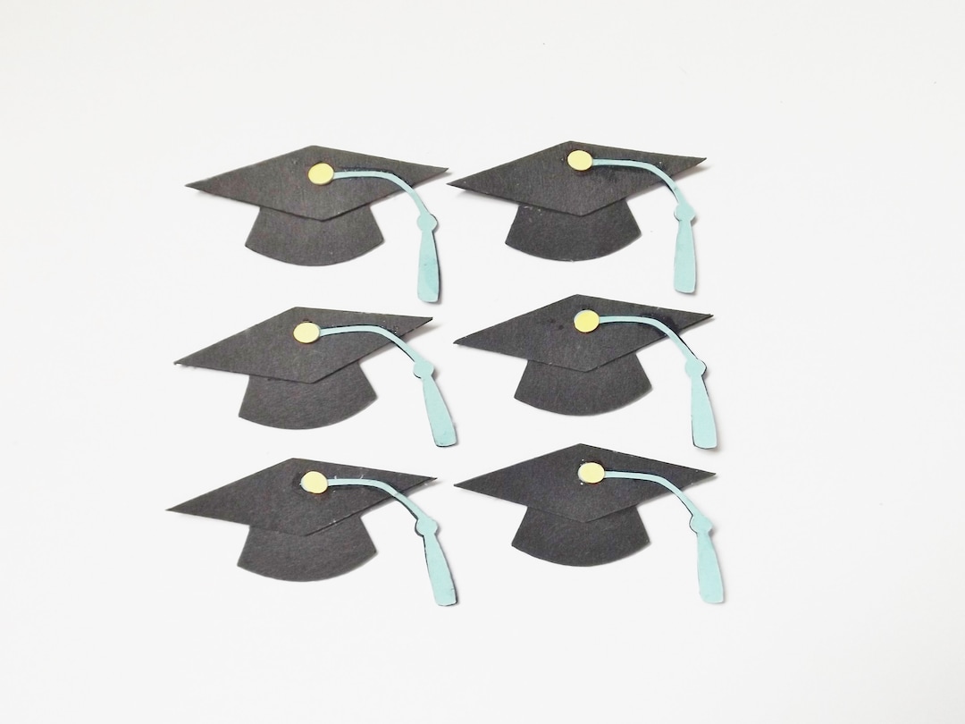 Graduation Mortar Board Papercraft Embellishments Teachers Hat ...