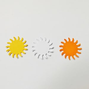 Sunshine Papercraft Embellishments Sun Table Confetti Scrapbooking ...