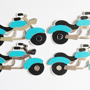 Motorcycles Papercraft Embellishments Biker Scrapbooking Ephemera Bikes ...