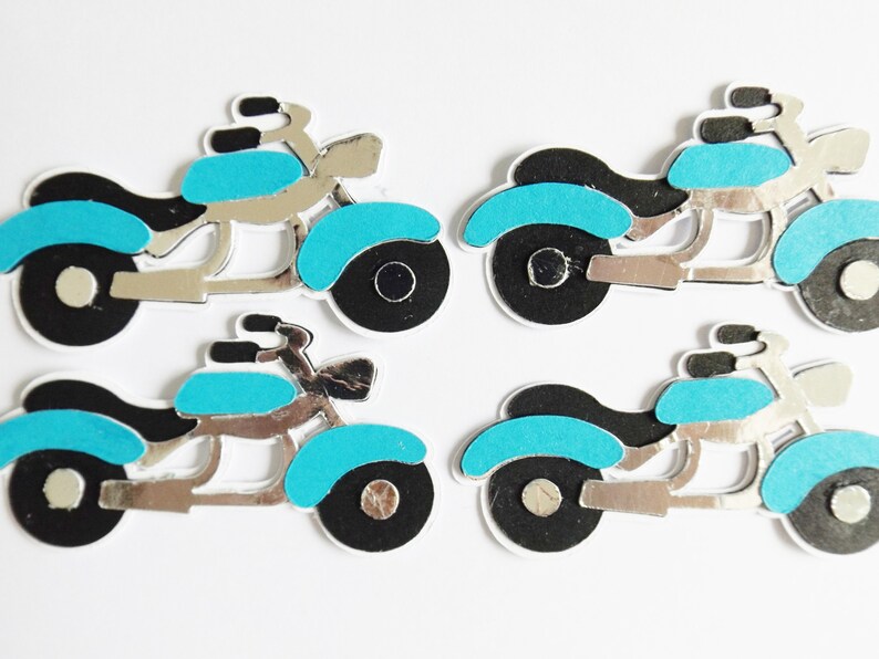 Motorcycles Papercraft Embellishments Biker Scrapbooking Ephemera Bikes ...