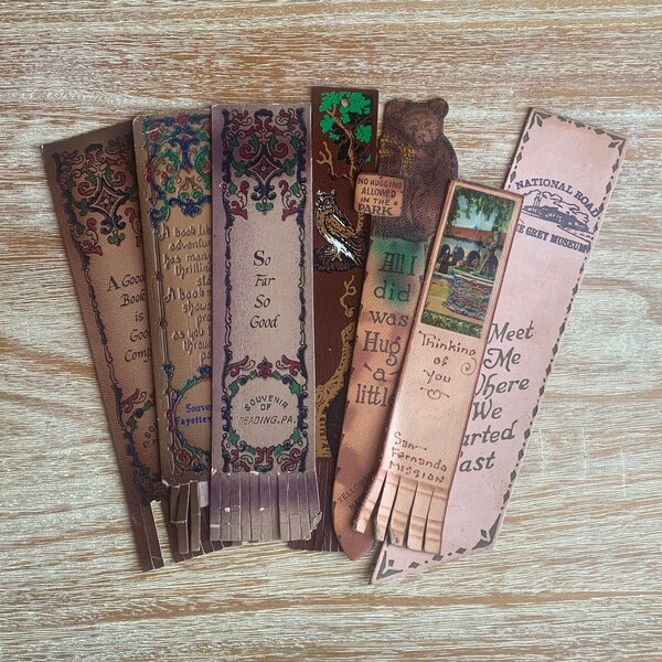 Vintage Bookmark - Etsy