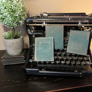 Little Leather Library 1920's Books Miniature Small Antique Decorative ...