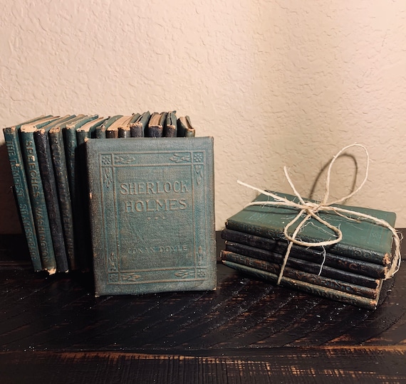Little Leather Library 1920's Books Miniature Antique | Etsy