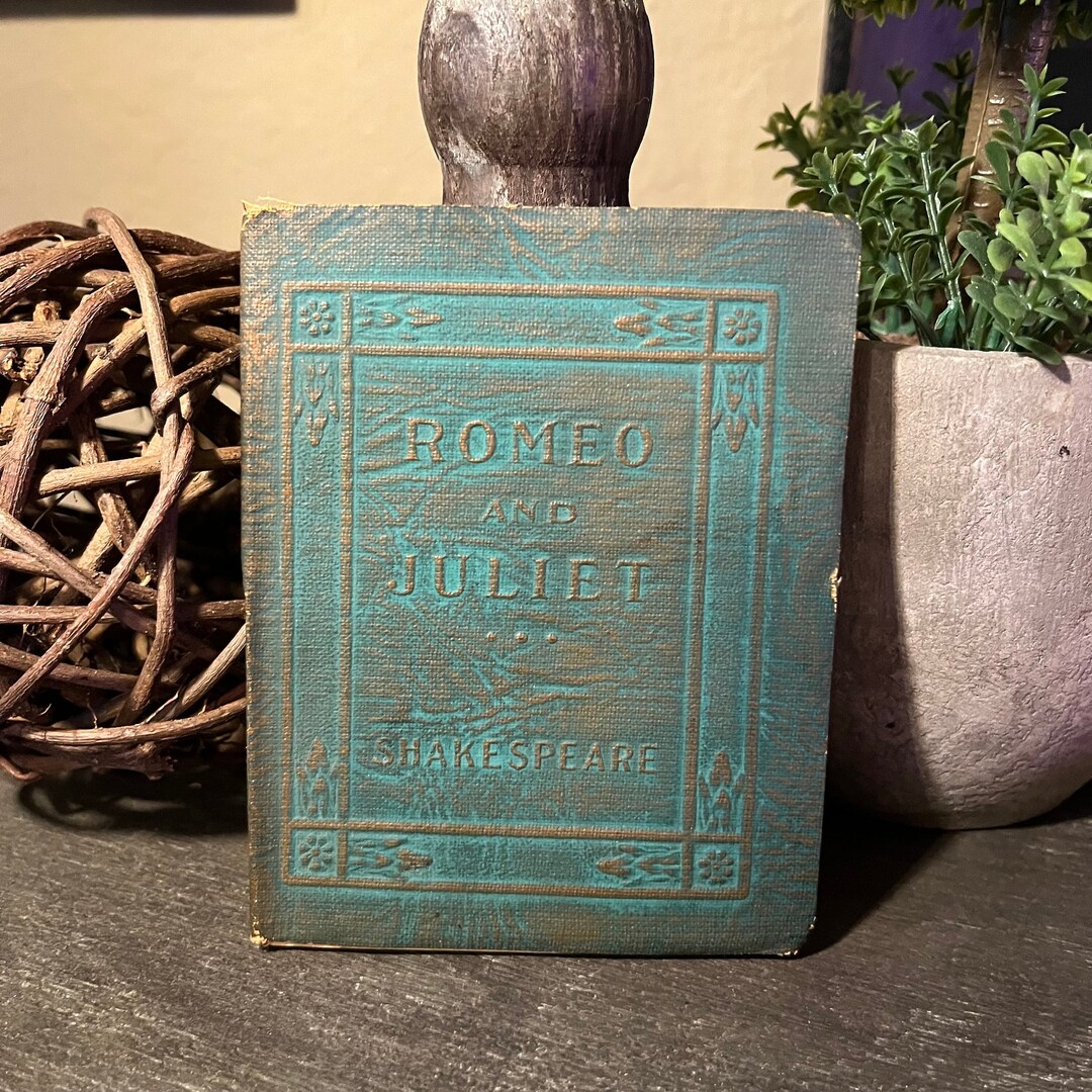 Romeo and Juliet Miniature 1920's Shakespeare Green Leatherette Rare ...