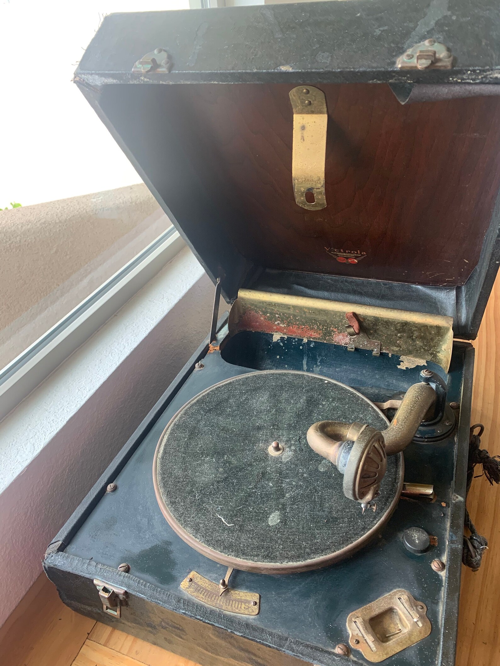 Antique Victrola RCA Suitecase Phonograph Portable Record | Etsy