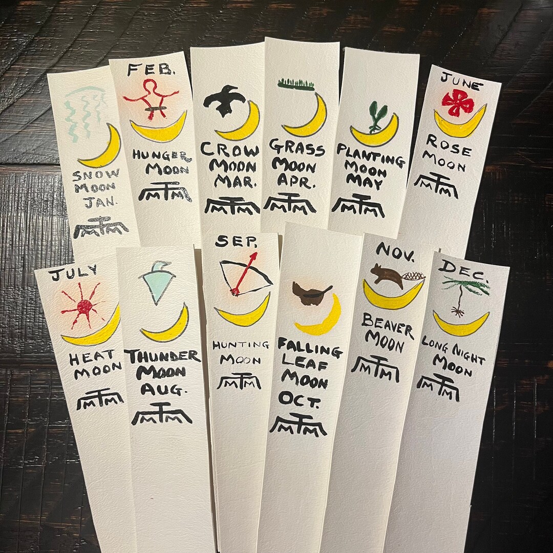 Handmade Native American Bookmarks Collection of 12 Leather White ...