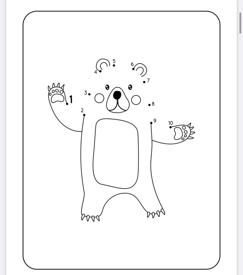 Dot To Dot Sheets For Kids 50 Pages Etsy dot-to-dot-sheets-for-kids-50-pages-etsy