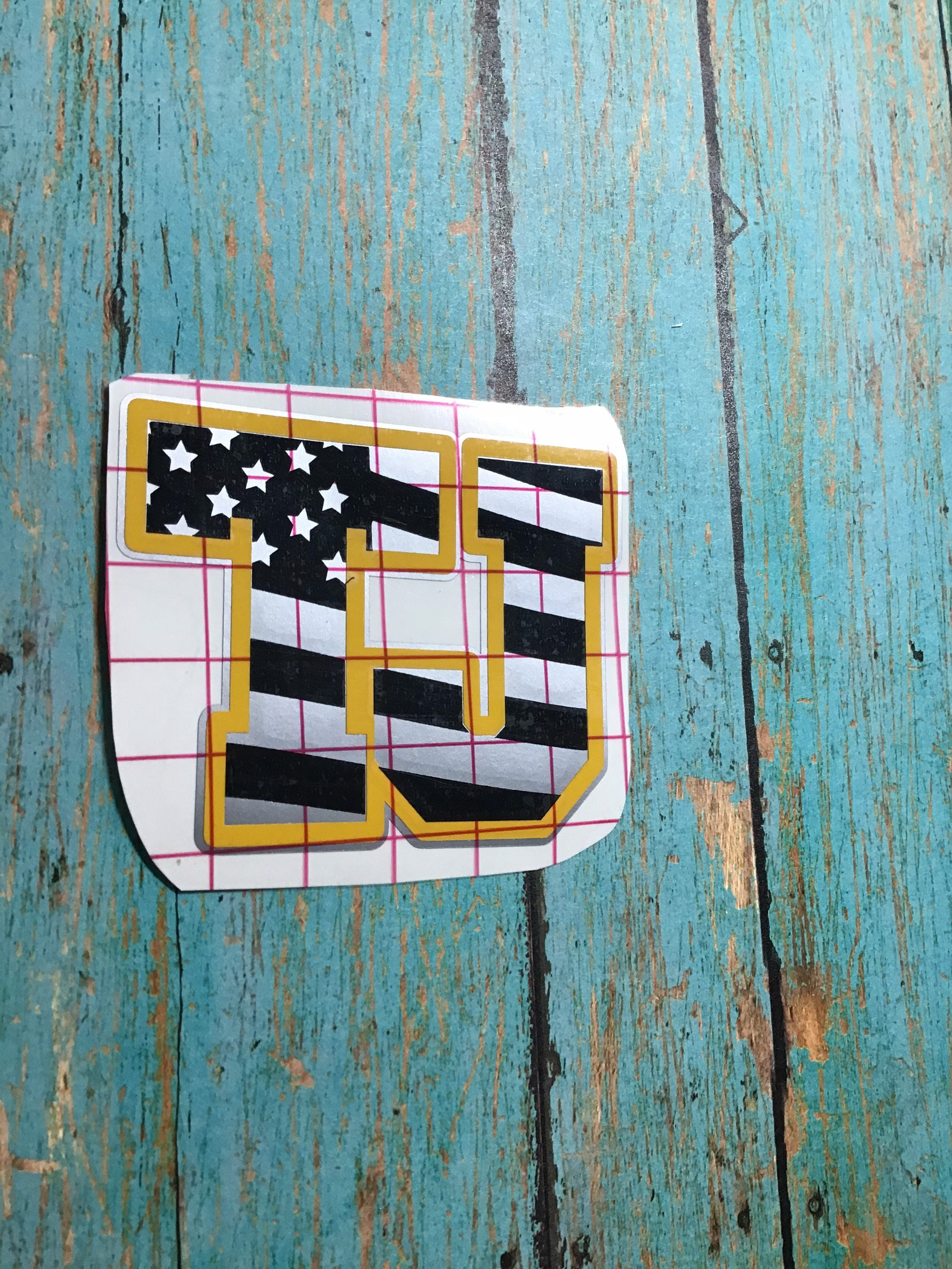 TJ Flag Decal Full Color - Etsy