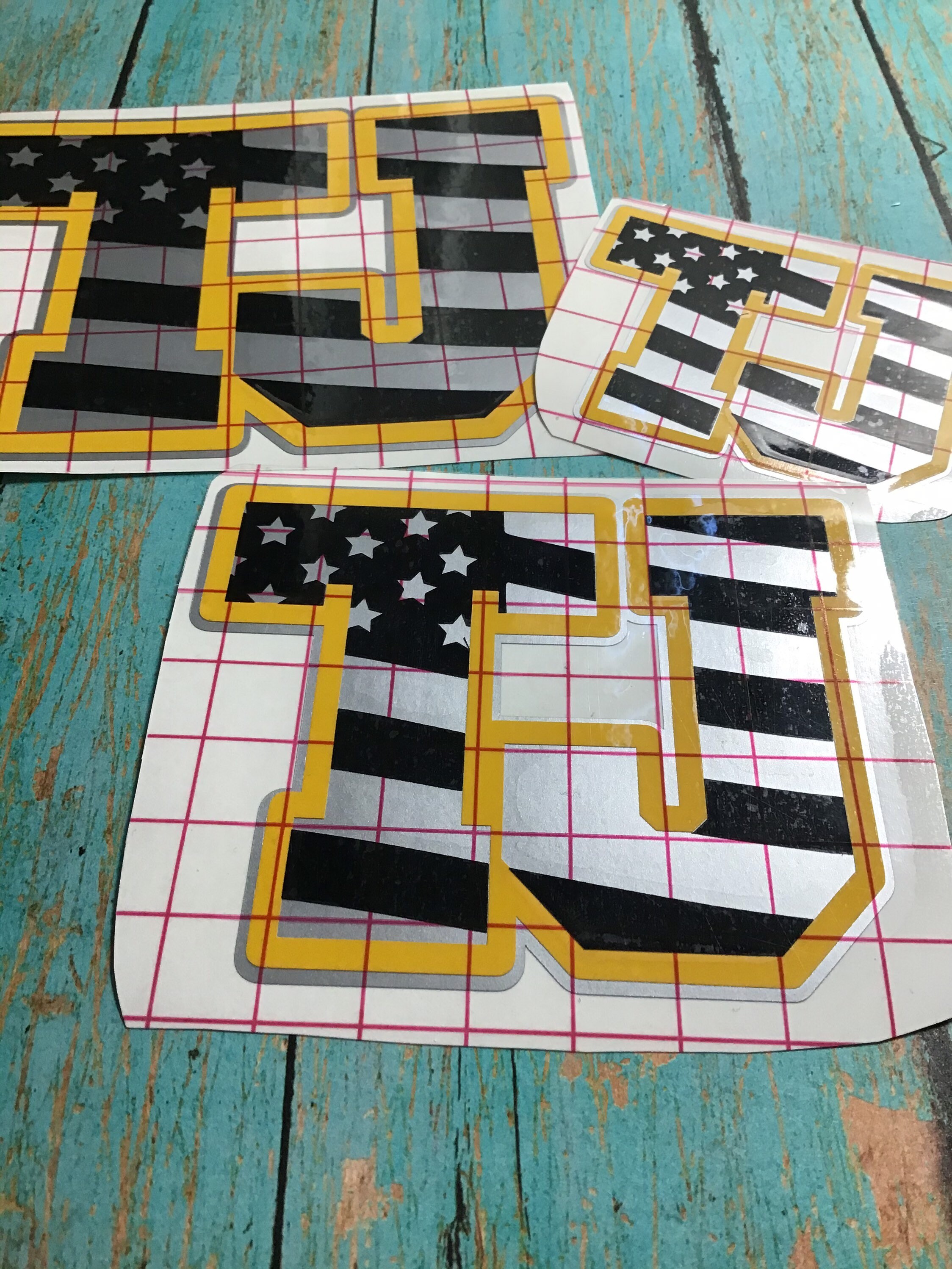 TJ Flag Decal Full Color - Etsy