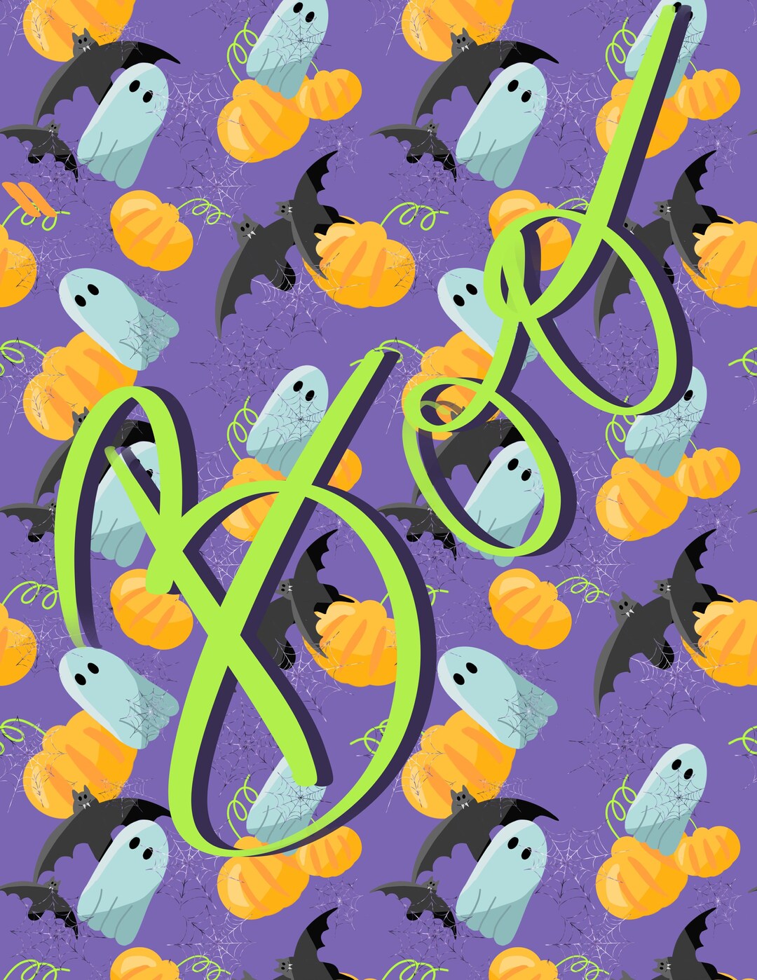 Halloween/fall Digital Pattern - Downloadable PNG, JPG, PSD, Tif Files ...
