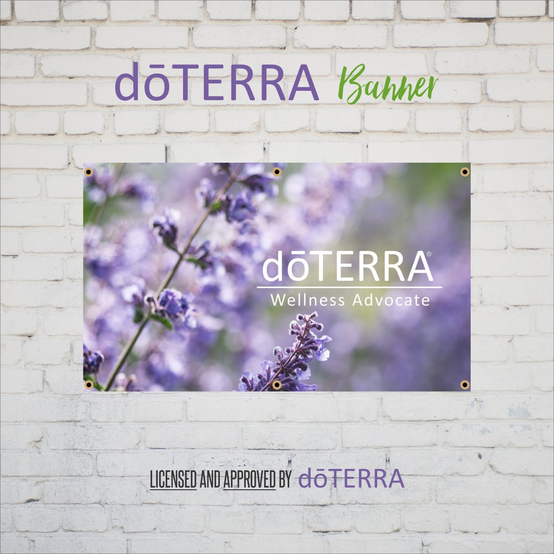 Doterra Full Color Banner Lavender Mist Multiple Size - Etsy