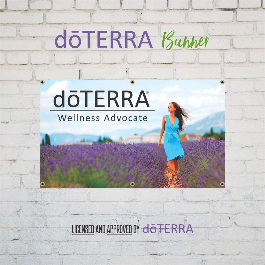Doterra Full Color Banner Lavender Walk Multiple Size - Etsy