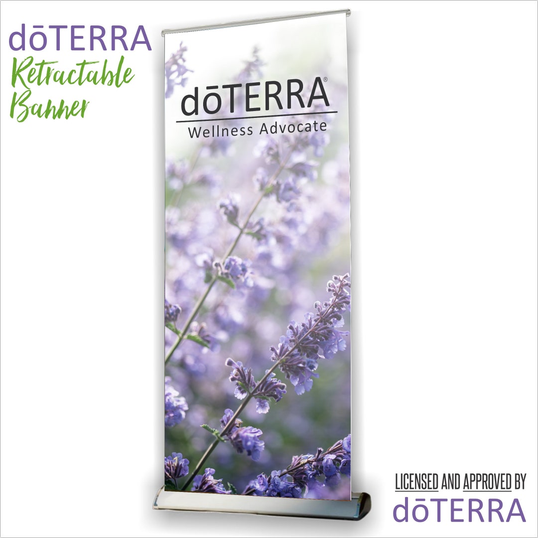 Doterra Full Color Retractable Banner Lavender Mist Doterra Licensed ...