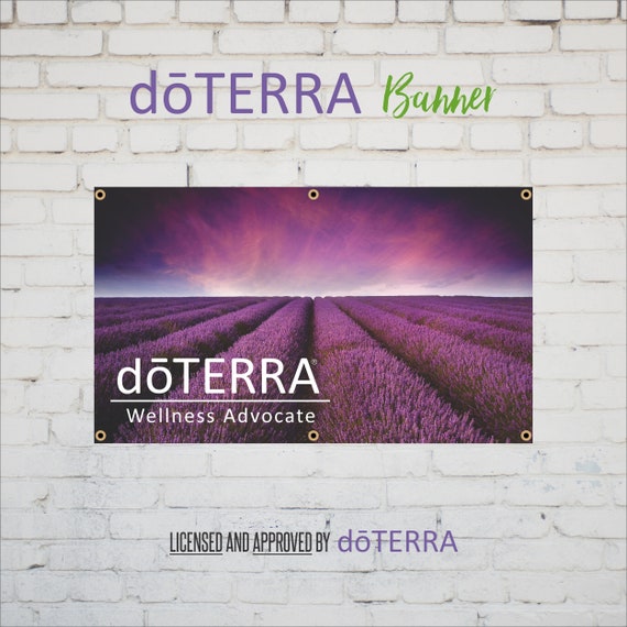 Doterra Full Color Banner Lavender Sky Multiple Size | Etsy