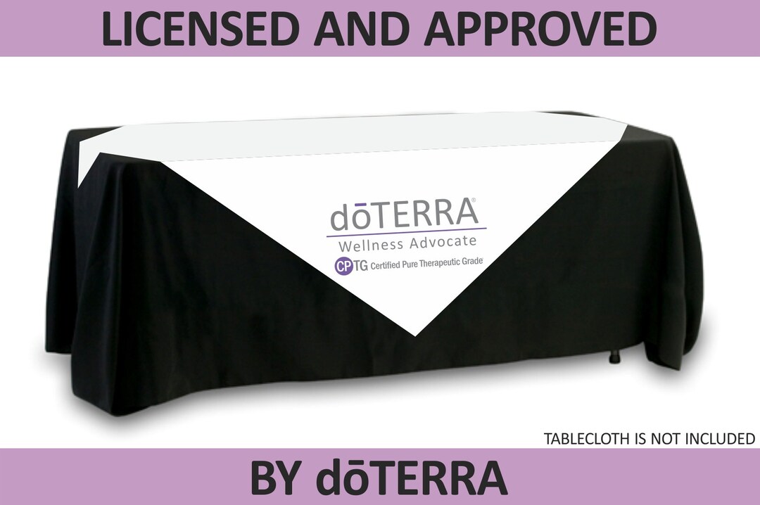 Doterra Table Overlay With CPTG Feature Dual Color Logo - Etsy
