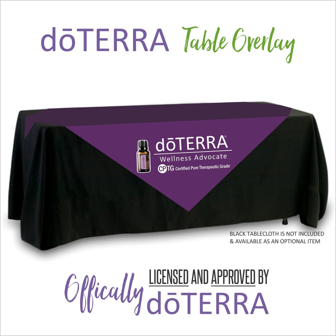 Doterra Table Overlay With CPTG Feature and Bottle Image - Etsy