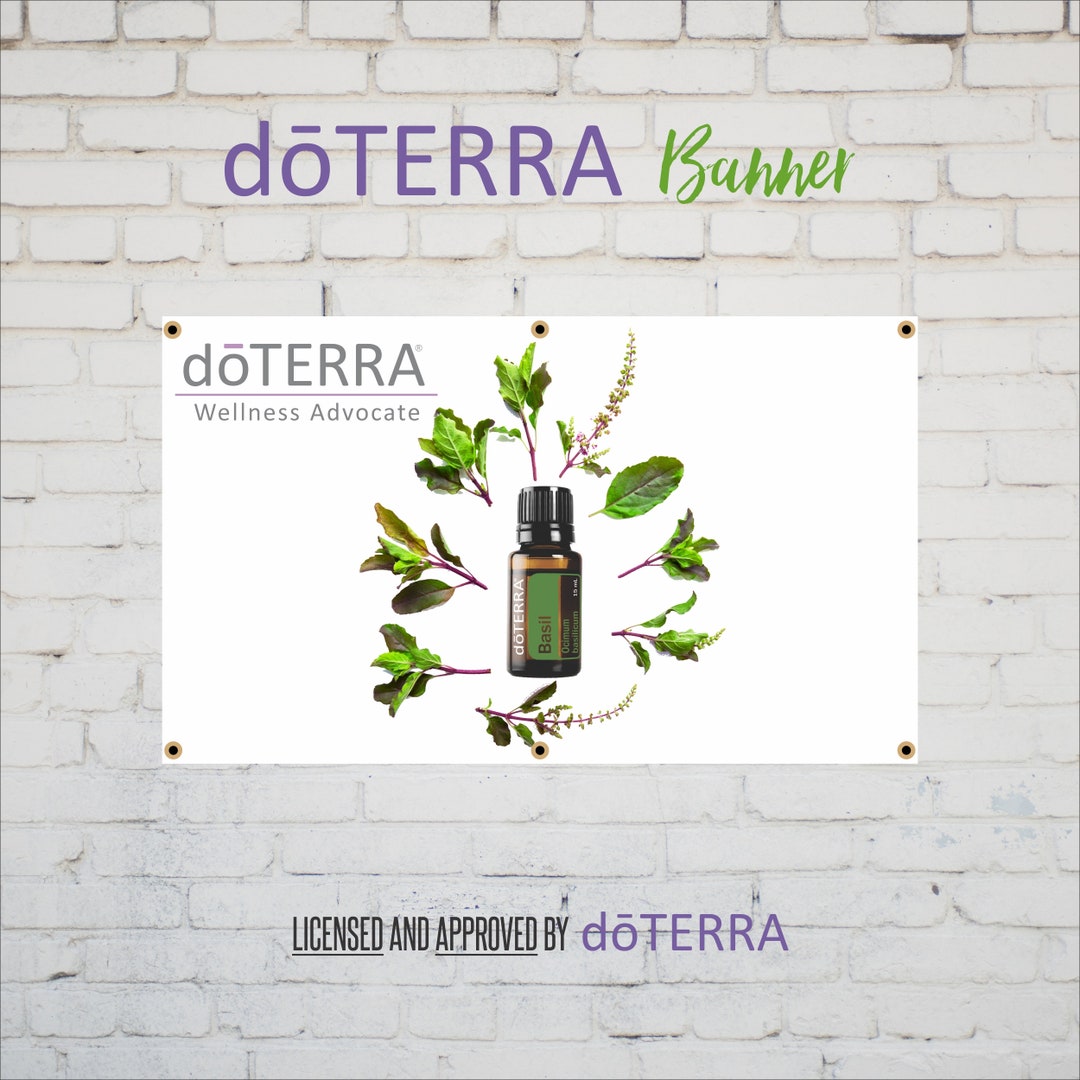 Doterra Full Color Banner Basil Multiple Size Options - Etsy