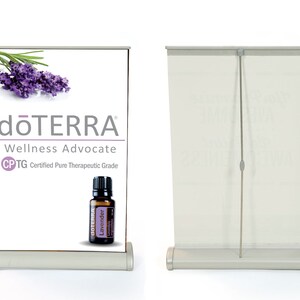 Doterra Full Color Retractable Tabletop Banner Lavender Doterra ...