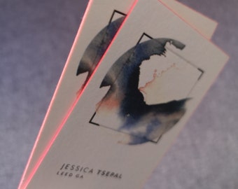 Luxury Business Cards Color Edge Card Gold Foil Printing - Etsy