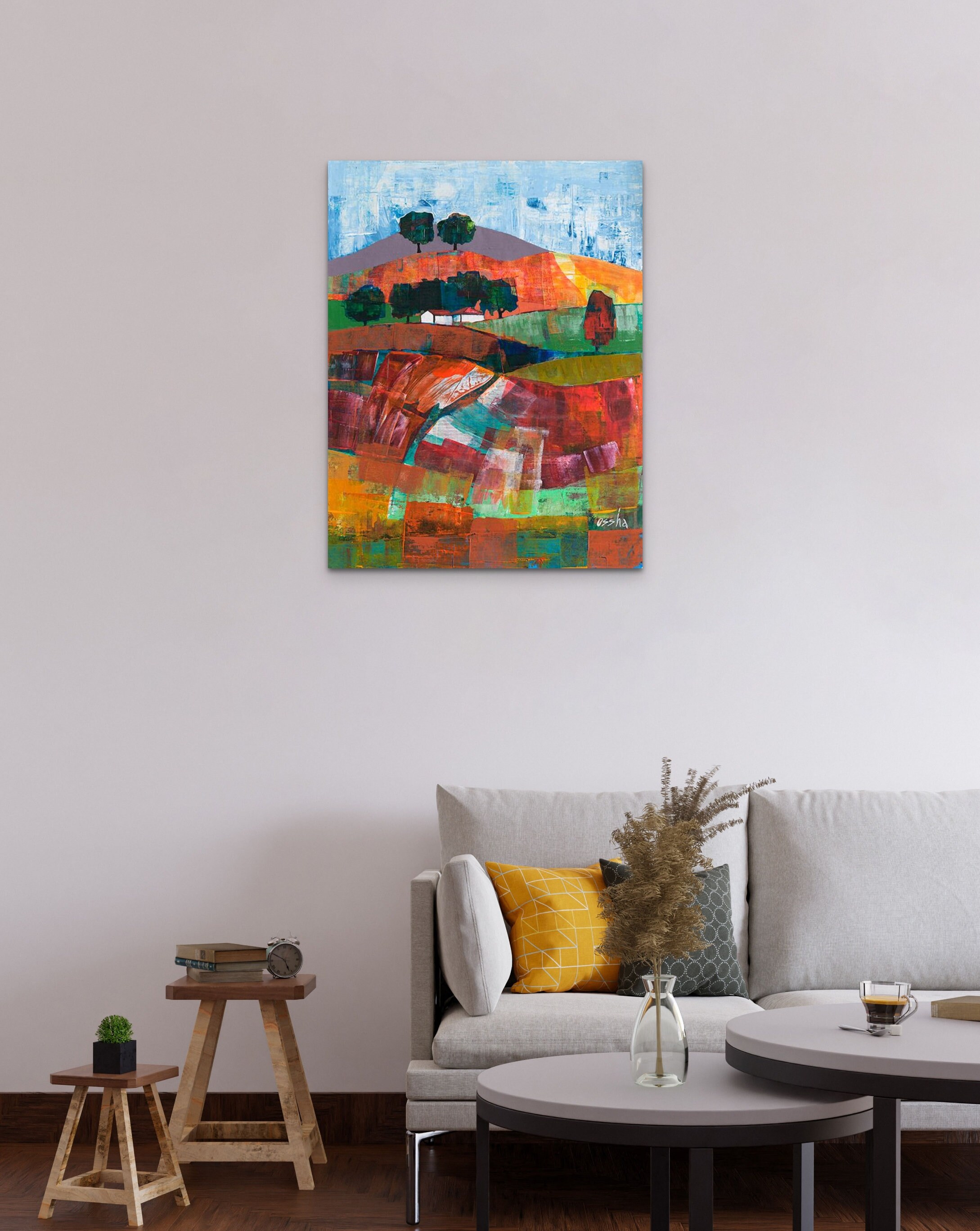 Vertical Israeli Golan Landscape Wall Art Print of Original - Etsy