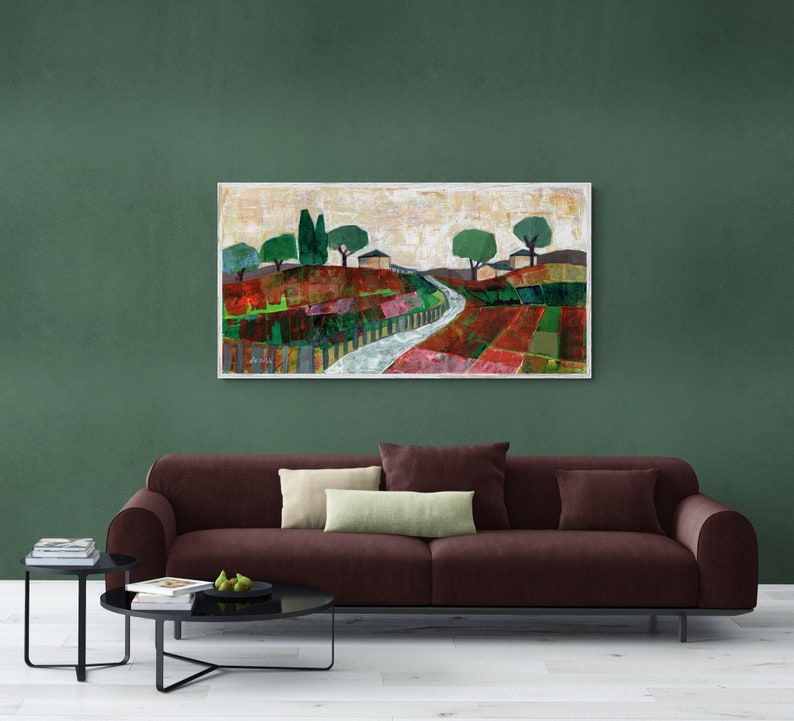 Israeli Landscape Colorful Modern Israeli Wall Art Print - Etsy Australia
