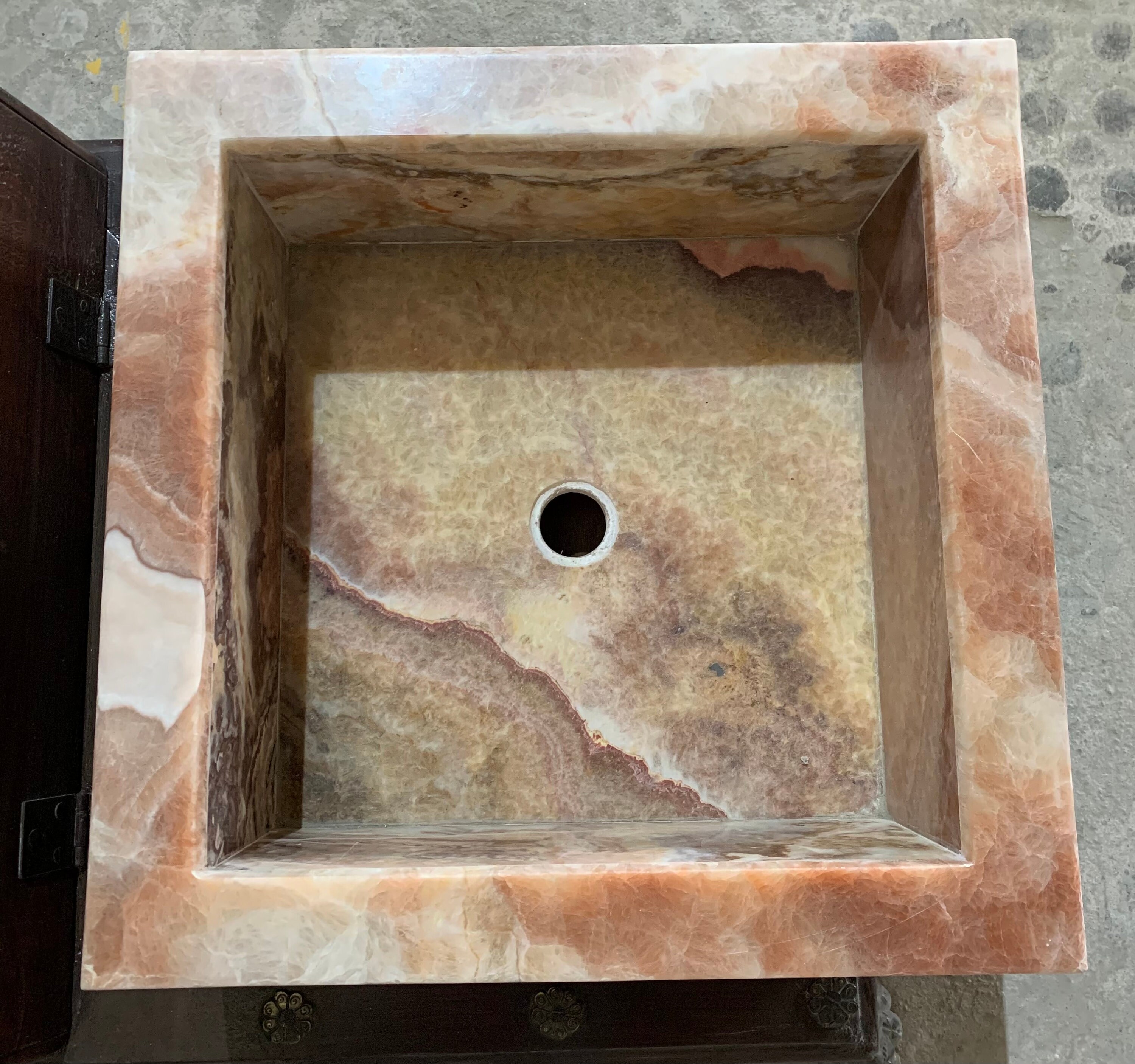 Natural Mexican Onyx Stone Wash Basin/sink - Etsy