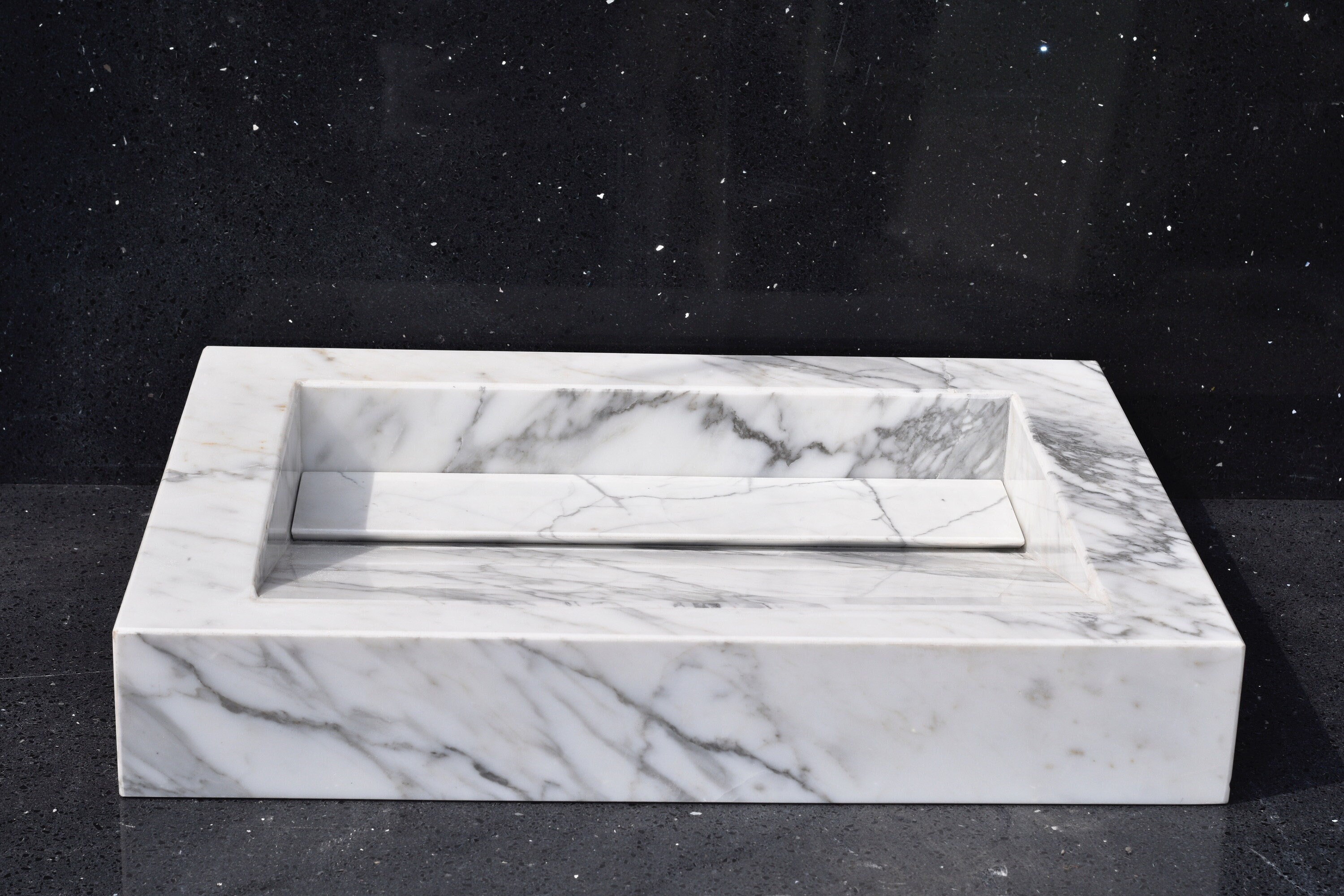 Natural Italian Marble Wash Basin/sink 100% Made in Italy. (fully ...