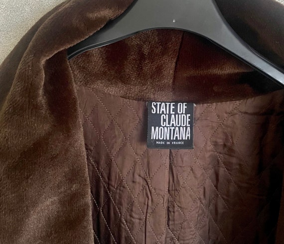 Vintage State of Claude Montana coat / Made in France… - Gem