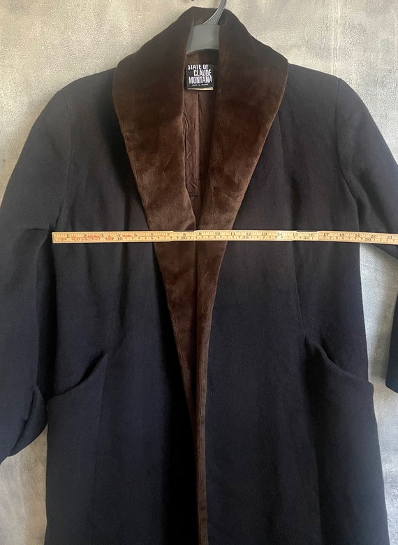 Vintage State of Claude Montana coat / Made in France… - Gem