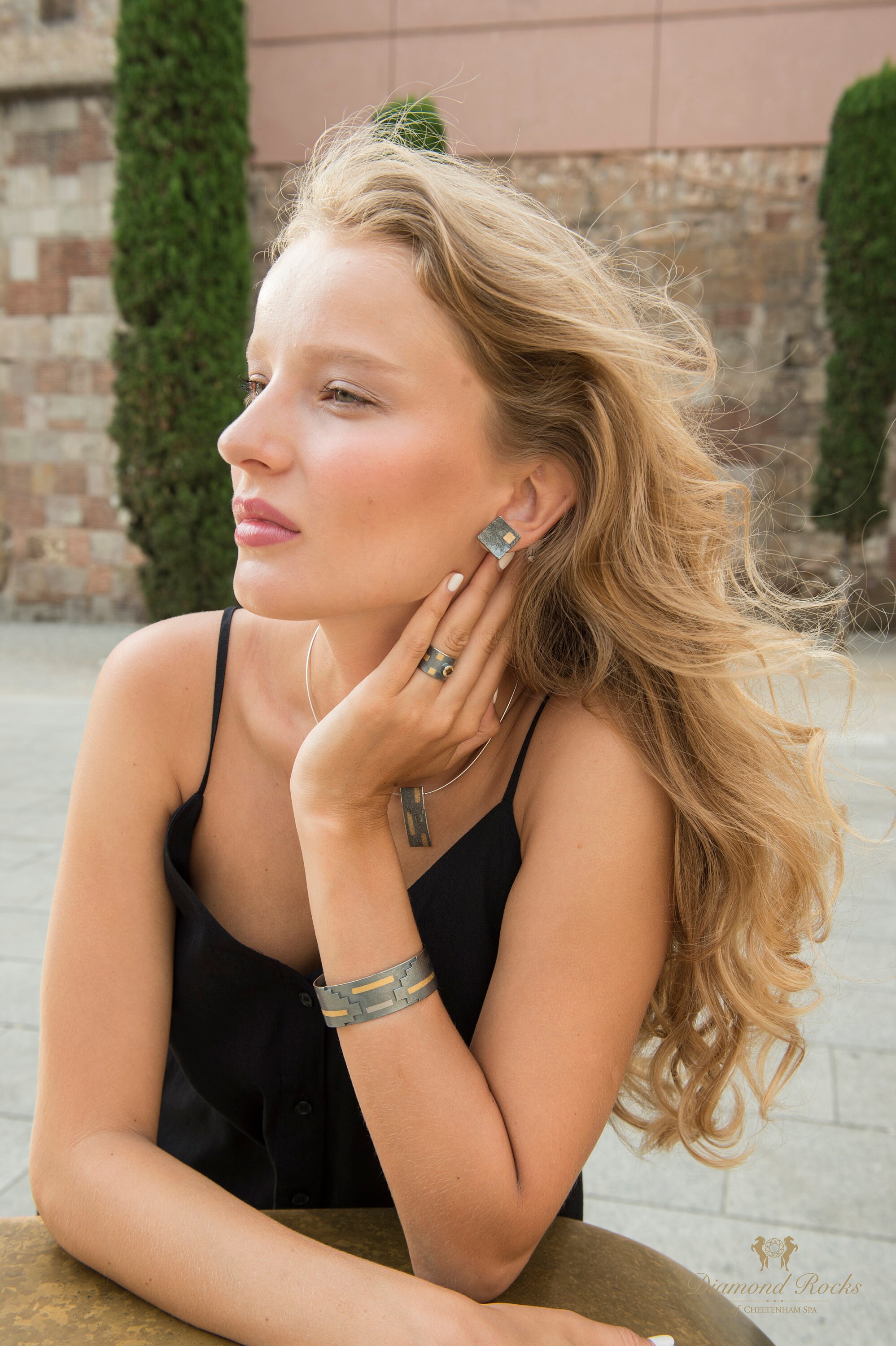 Handmade Bracelet 24k Gold and Oxidized Sterling Silver Keum Boo Kum ...